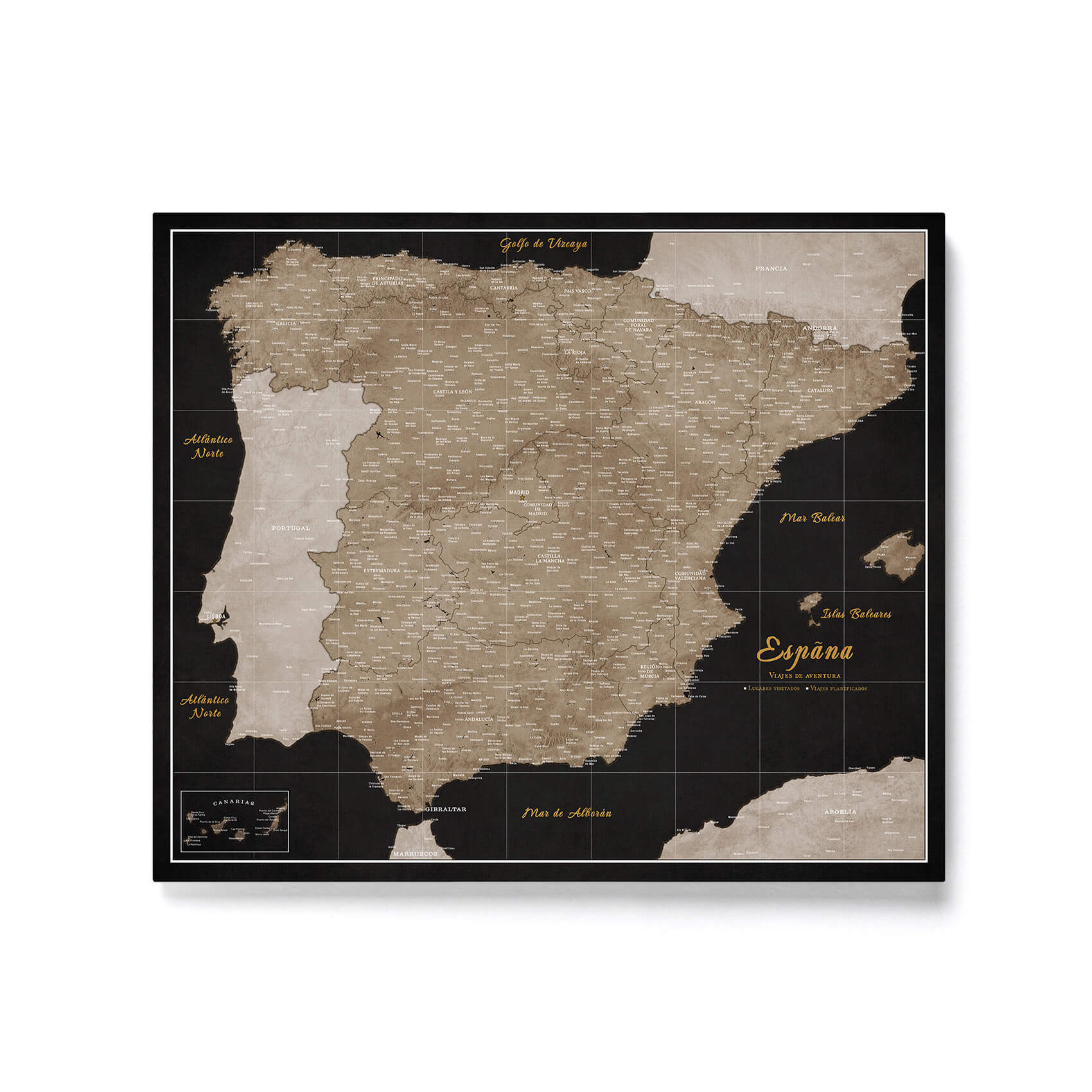 Spain Maps » Canvascale